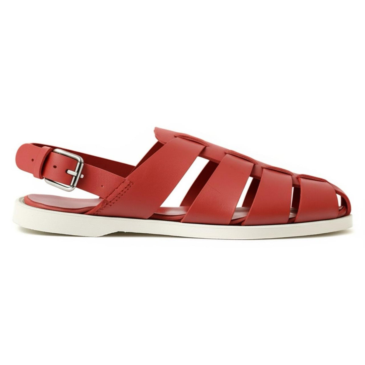 Men’s Fisherman Sandal Quick Turn: Brick | Premium Comfort – Quoddy.com