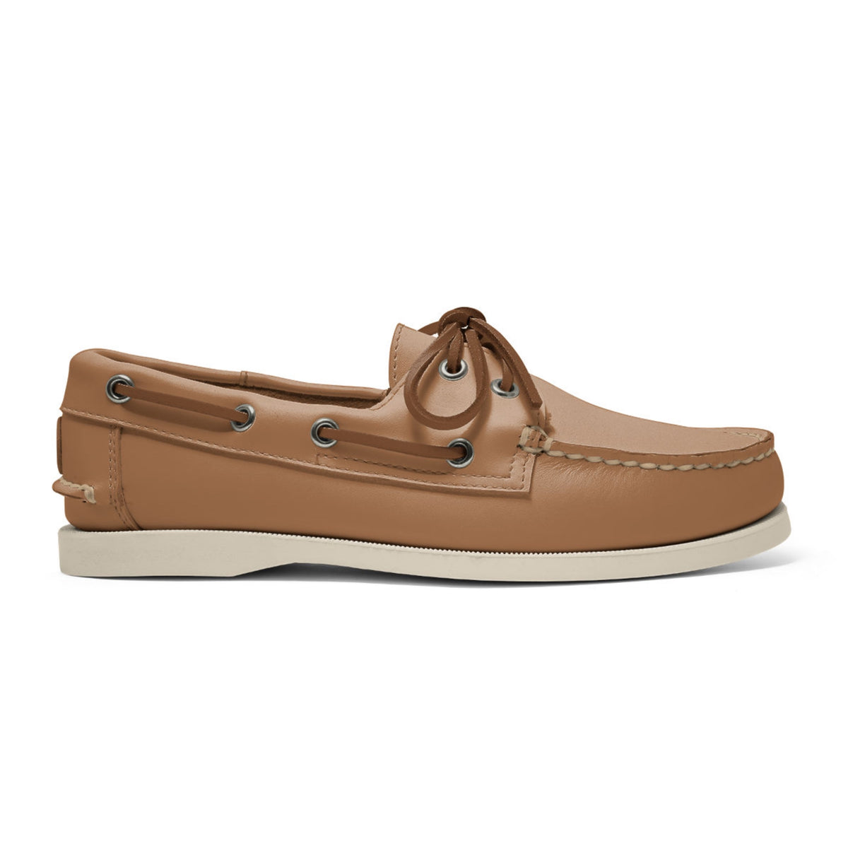 Women's 2 Eyelet LE Boat Shoe: Tan – Quoddy.com